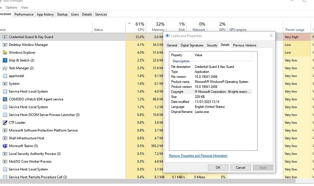Performance issue Win10 - Help & Support - Open Source EDR Security Platform